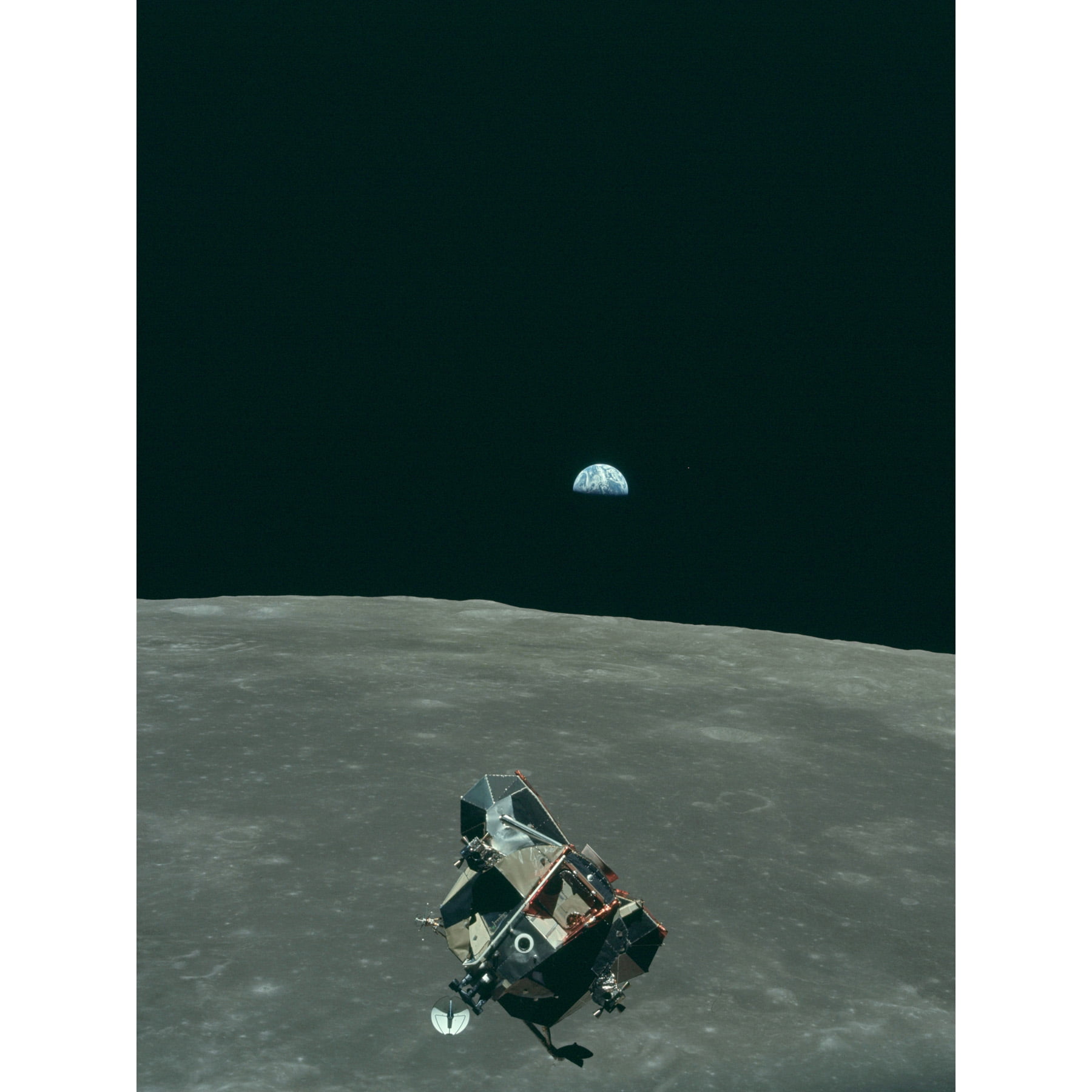 Space NASA Earth Moon Lunar Module Mars Photo Extra Large XL Wall Art ...