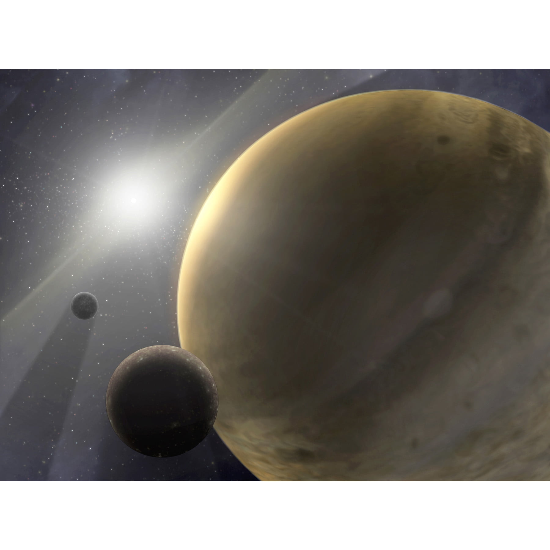 Space NASA Gas Giant Planets Form Quickly Illustration Extra Large XL ...
