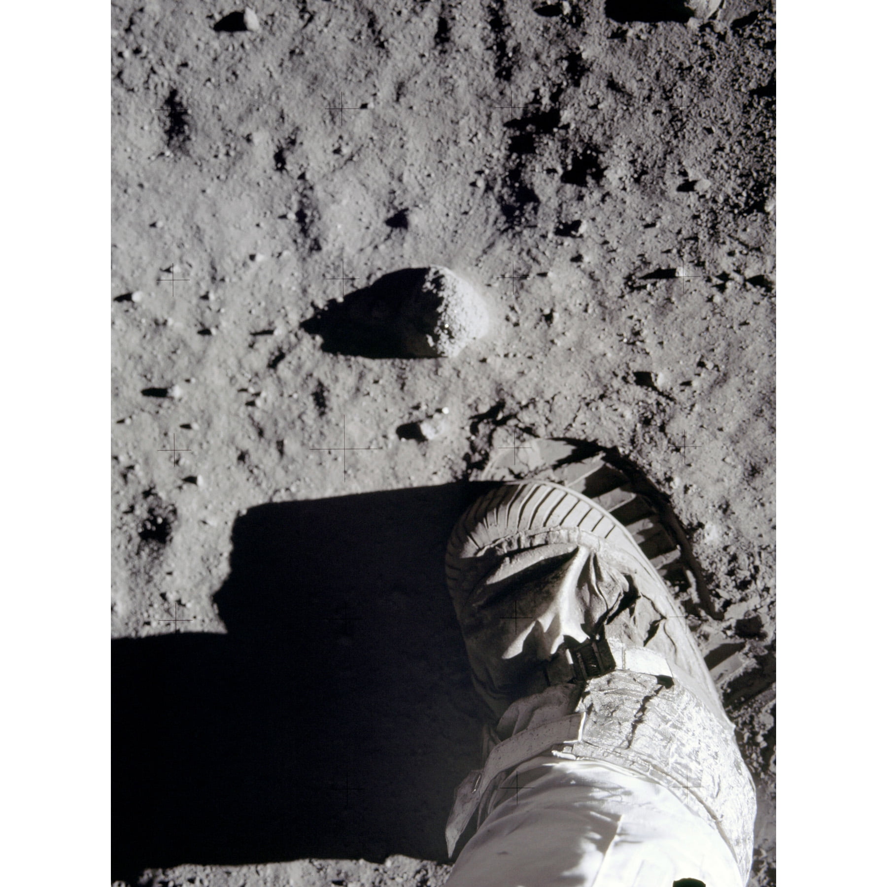 Space NASA Moon Landing Apollo 11 Aldrin's Bootprint Photo Extra Large ...