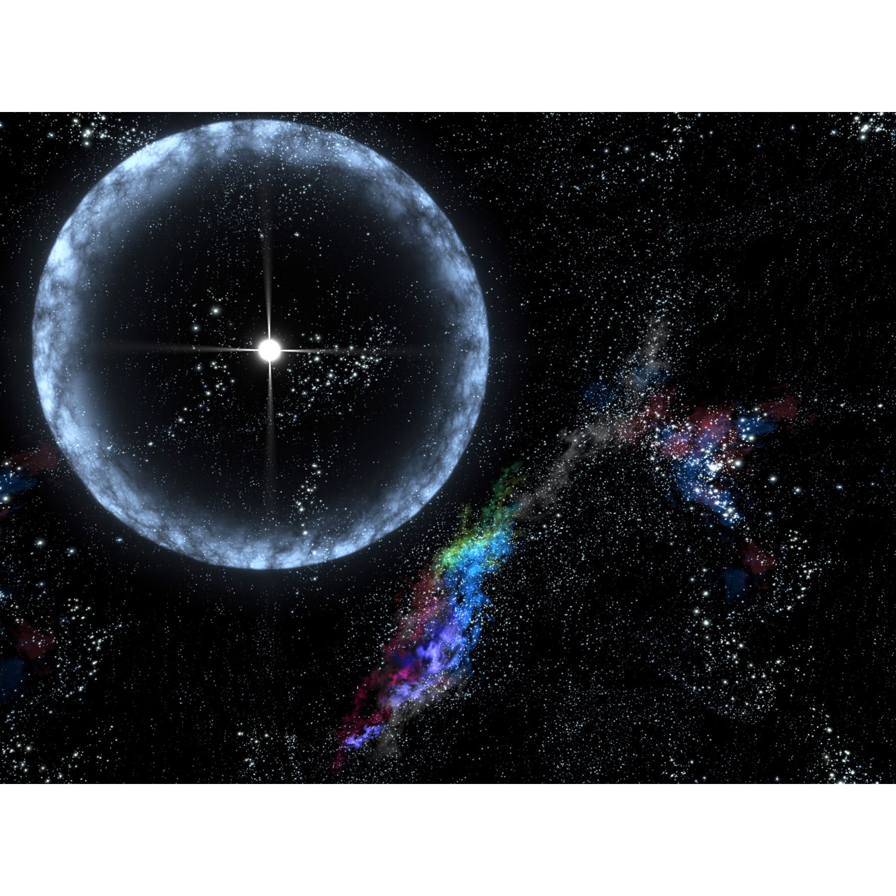 Space NASA Star SGR1806-20 Gamma Ray Flare Illustration Extra Large XL ...