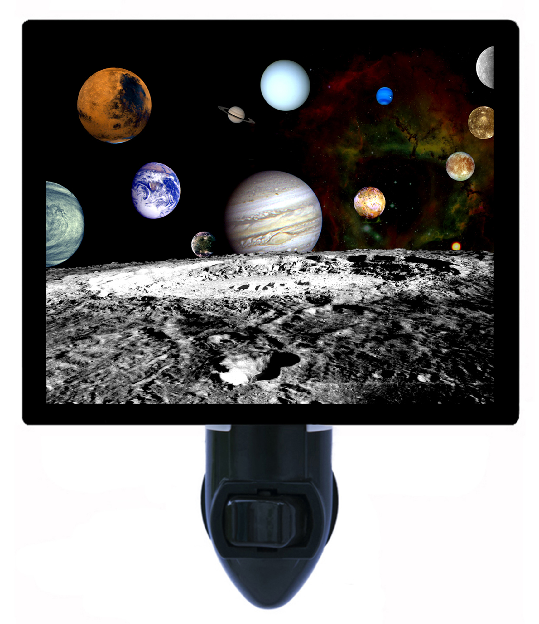 Space Night Light Plus Extra Free Switchable Insert. 4 Watt Bulb, E12 ...