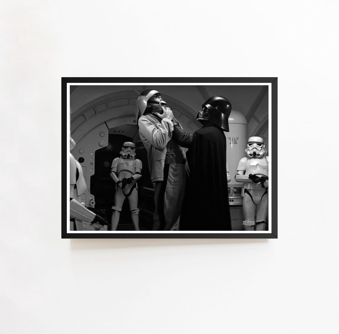 Space Opera New Hope Twin Suns Desert Landscape Monochromatic Cinema ...
