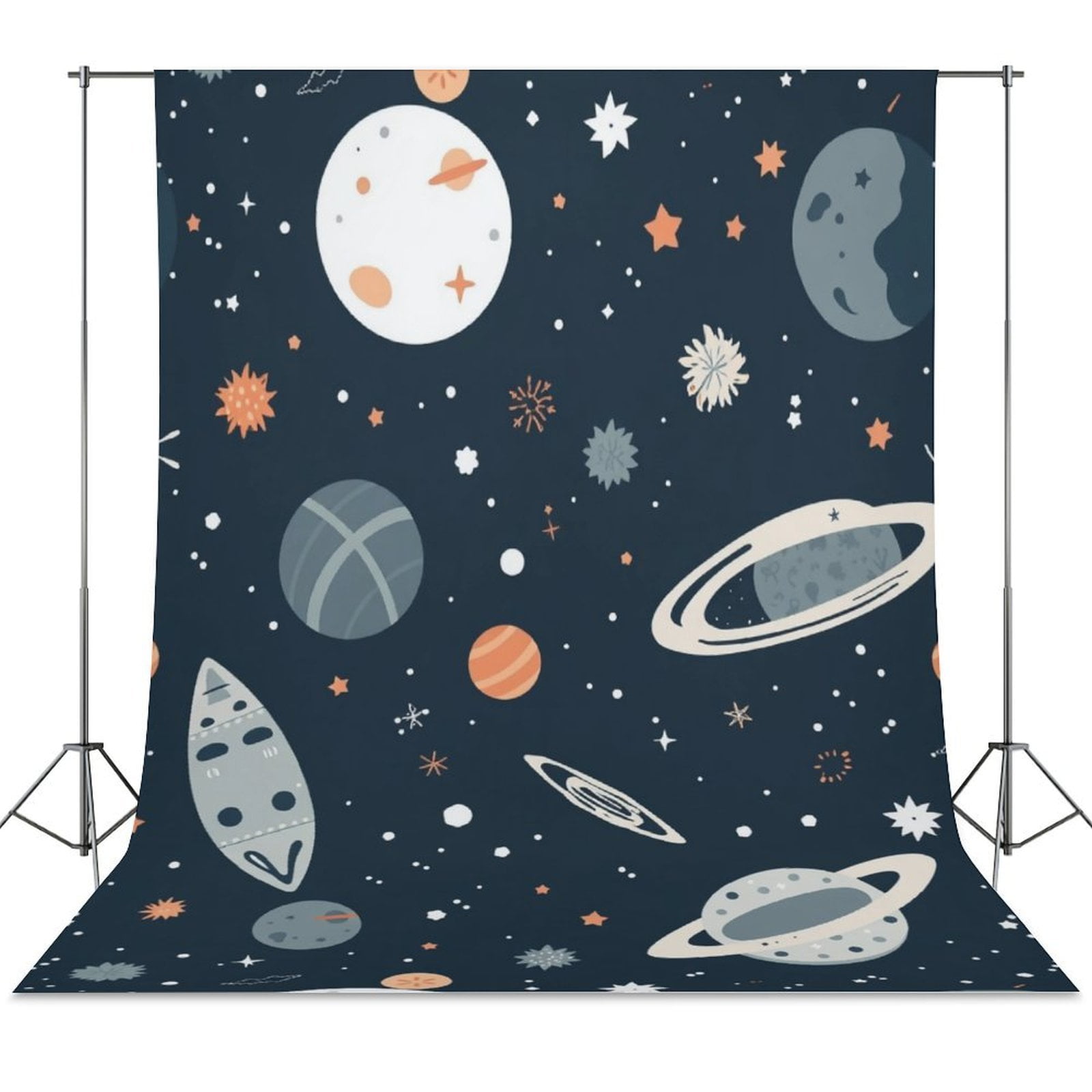 Space Pattern Design Party Backdrop Birthday Decoration Backgrounds for ...
