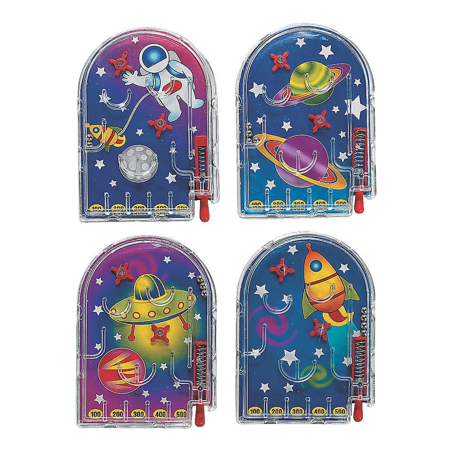 Space Pinball Games - 72 Pieces - Walmart.com