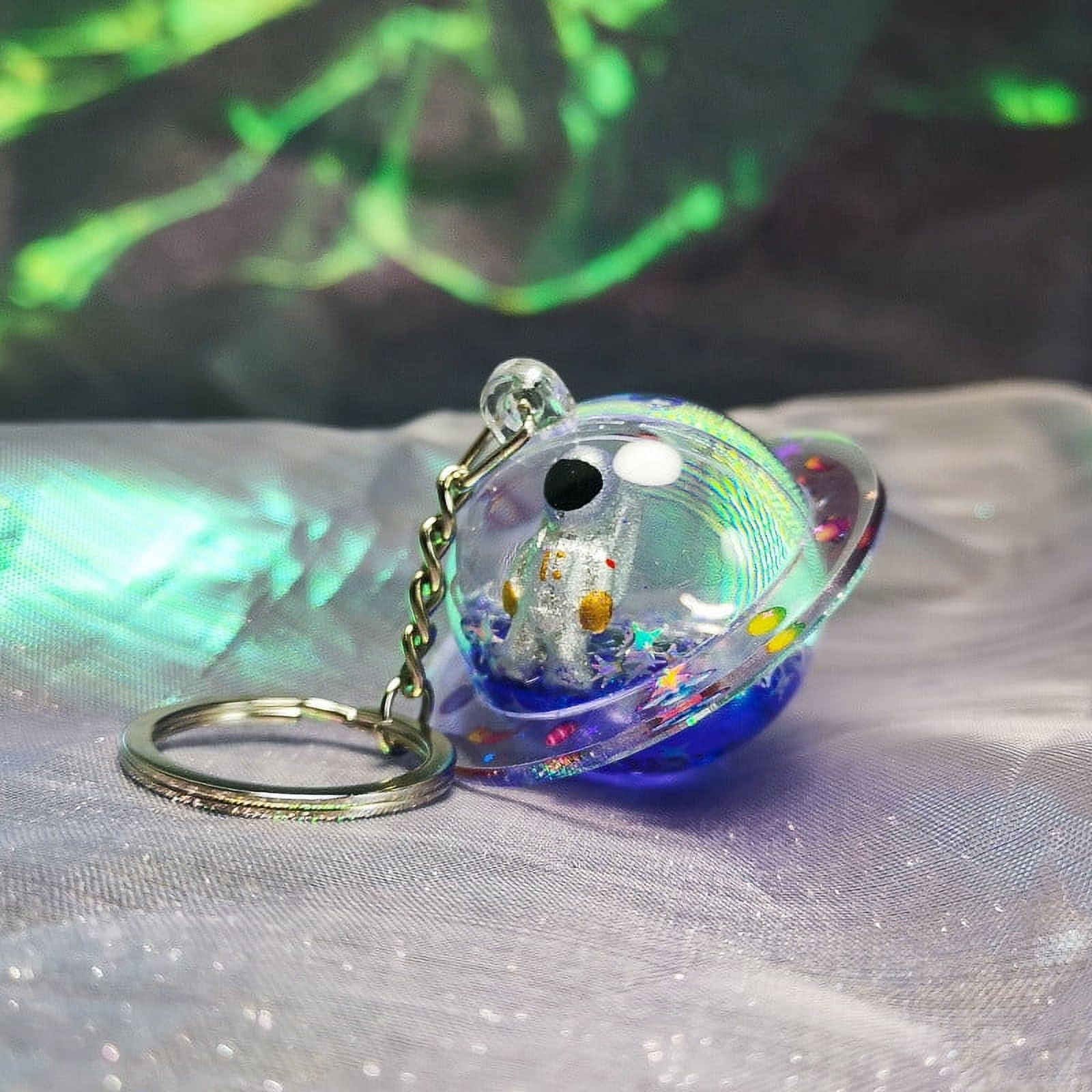 Space Planet Astronaut Toys: Liquid Quicksand Pendant, Outer Space ...