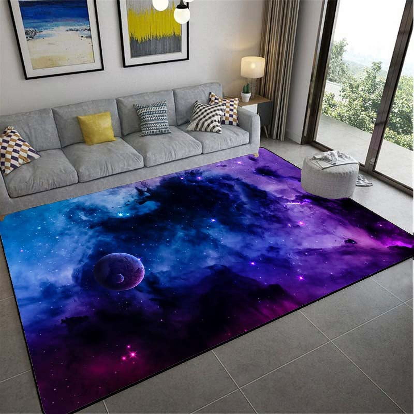 Space Planet Carpet Starry Sky Carpets In The Living Room Rug n Rugs ...