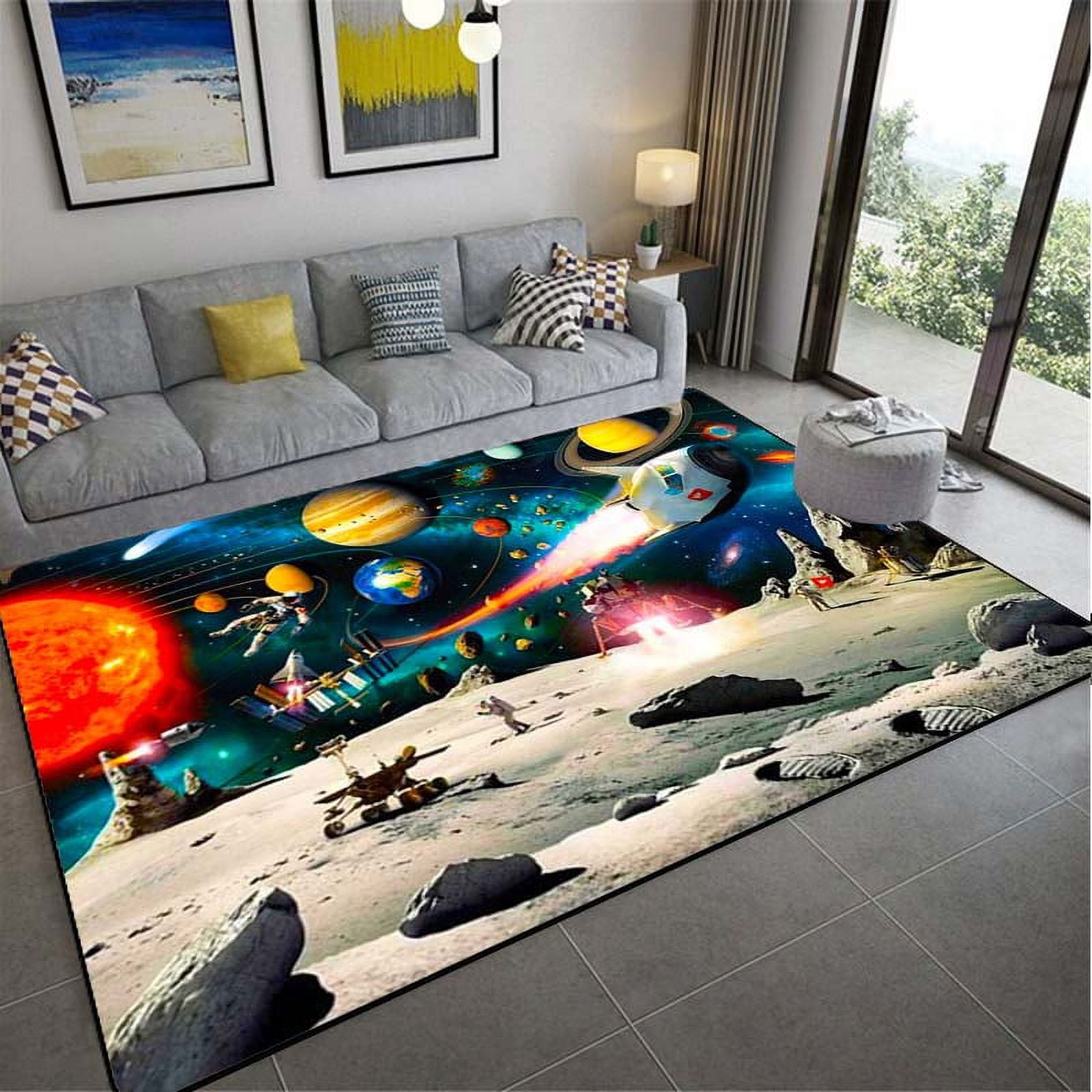 Space Planet Carpet Starry Sky Carpets In The Living Room Rug n Rugs ...