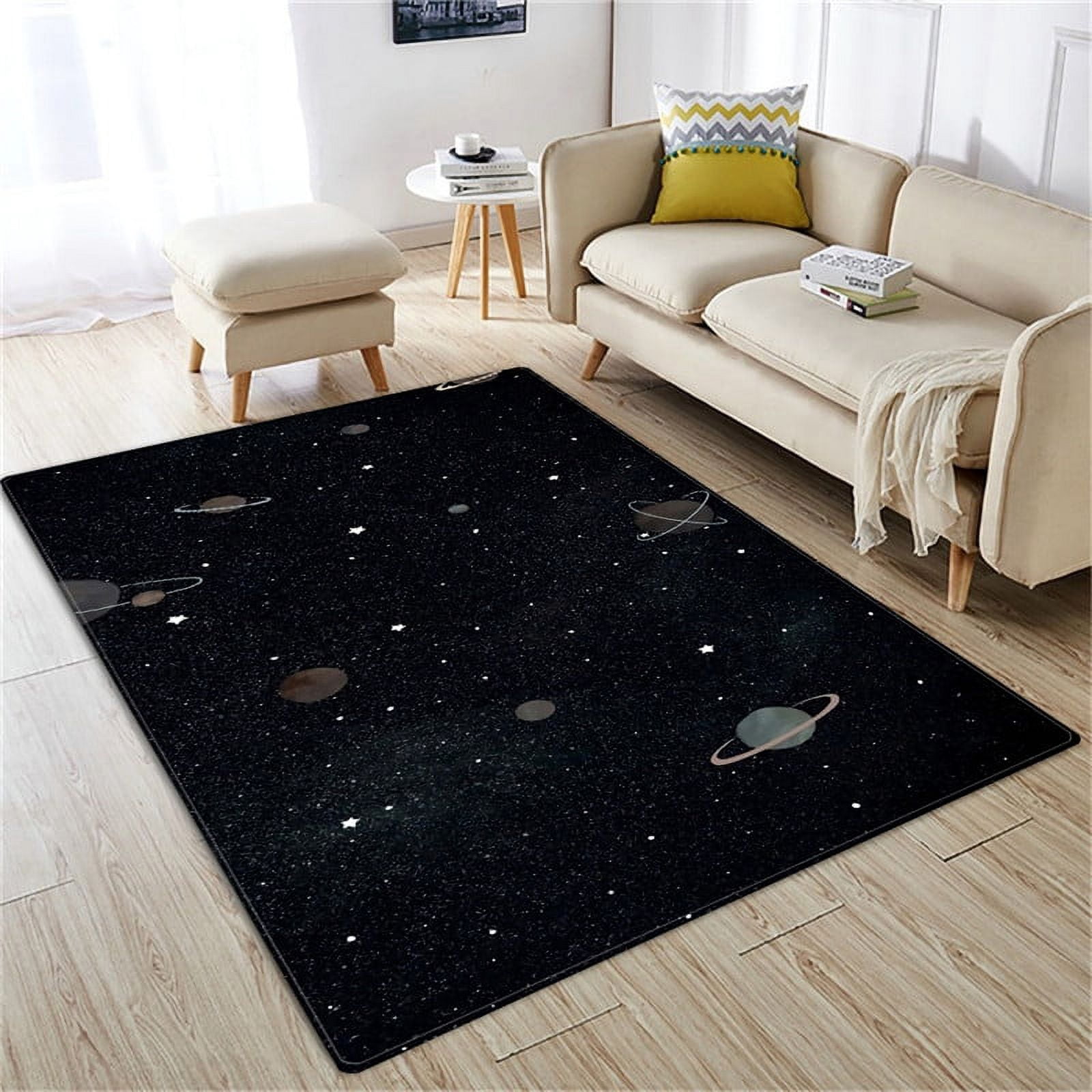 Space Planet Carpet Starry Sky Carpets In The Living Room Rug n Rugs ...