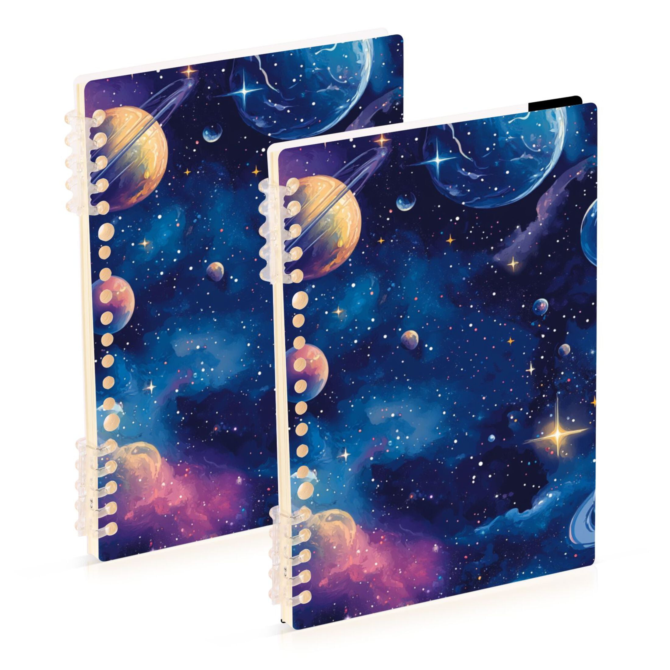 Space Planet Ring Binder Notebook Journey Note Diary College Ruled ...