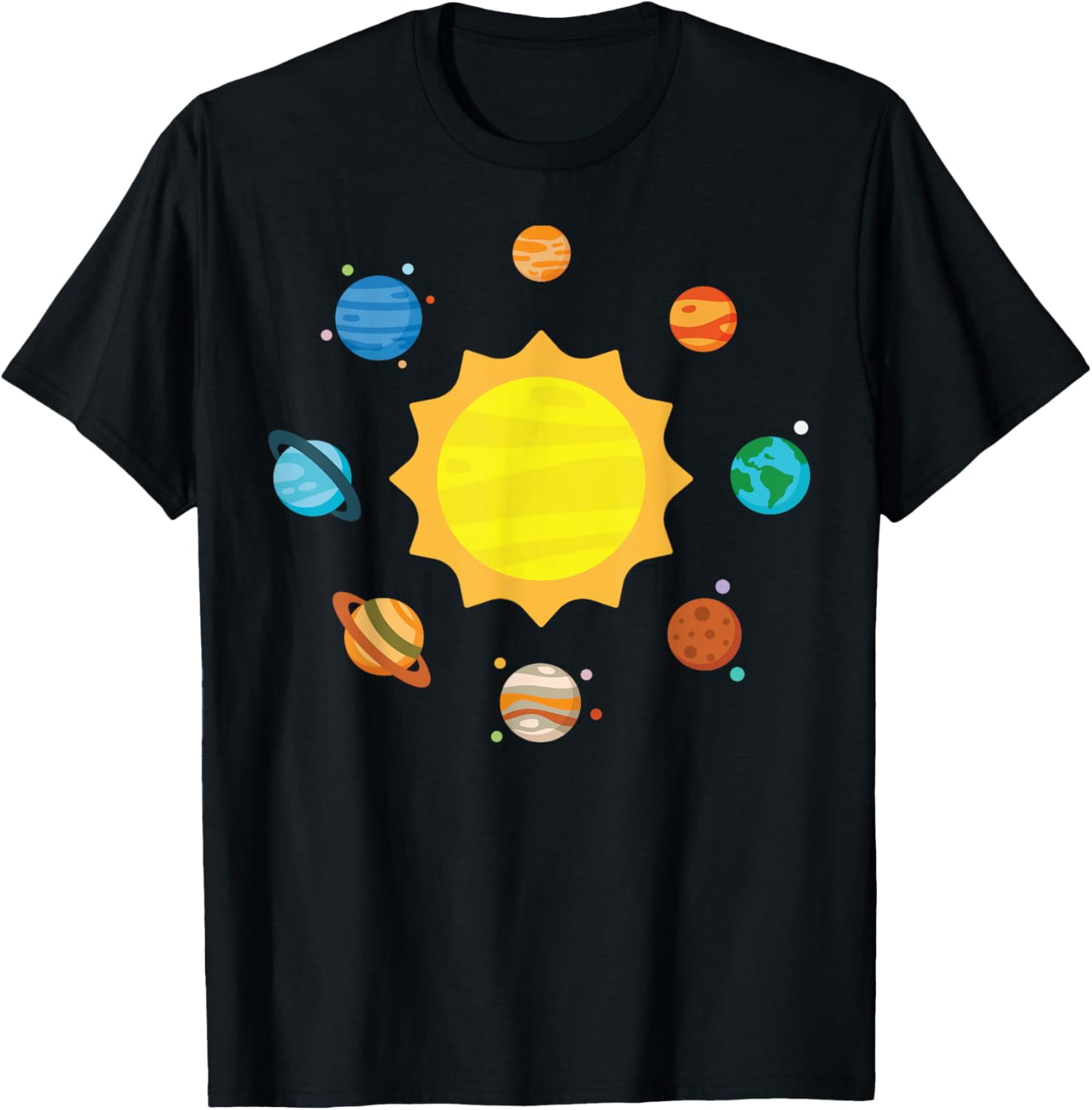 Space Planet Solar System Adult Geeks Kid Girls Boys T-Shirt men and ...
