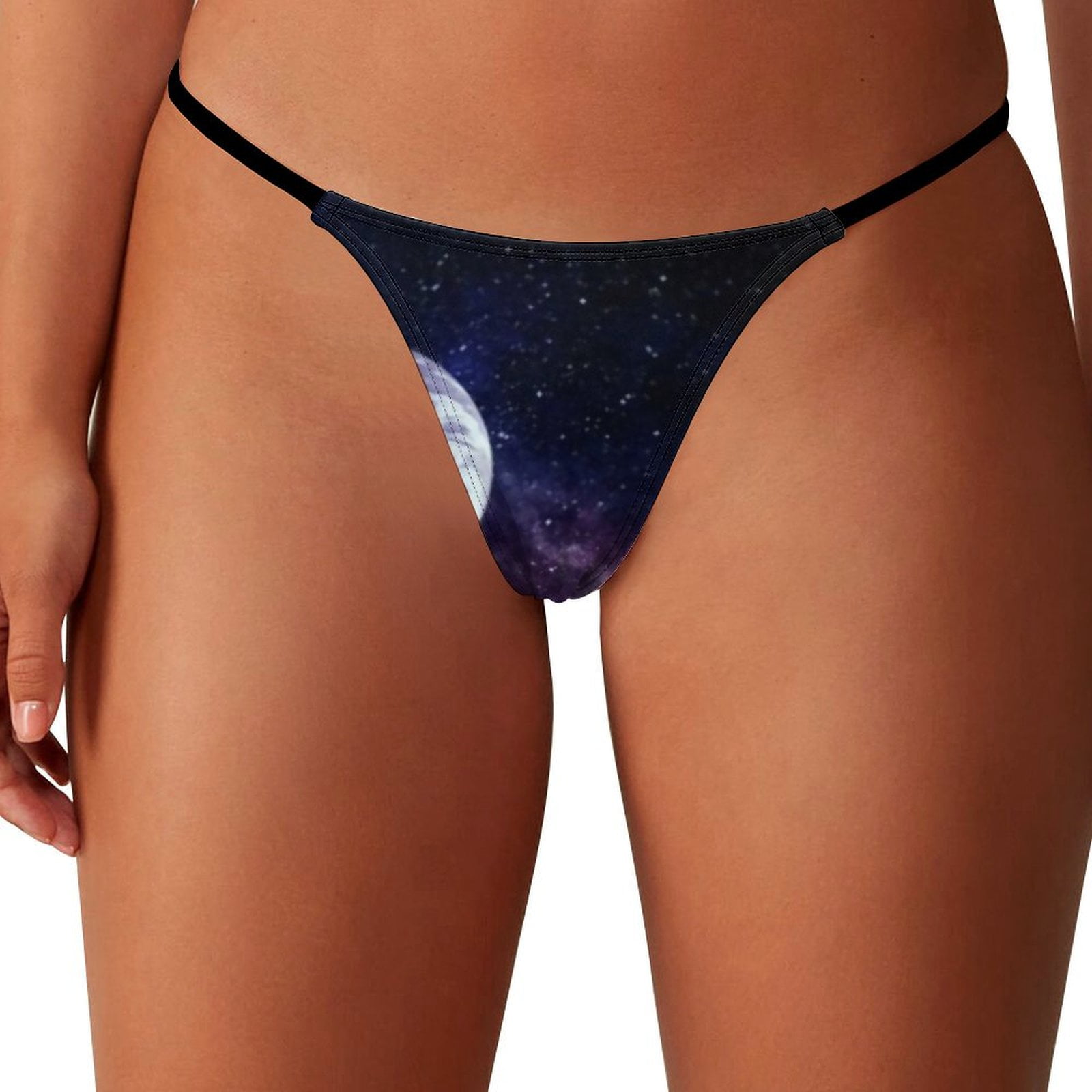 Space Planets And Nebula Women's Thongs Panties G-Strings T-back Underwear Bikini String ...