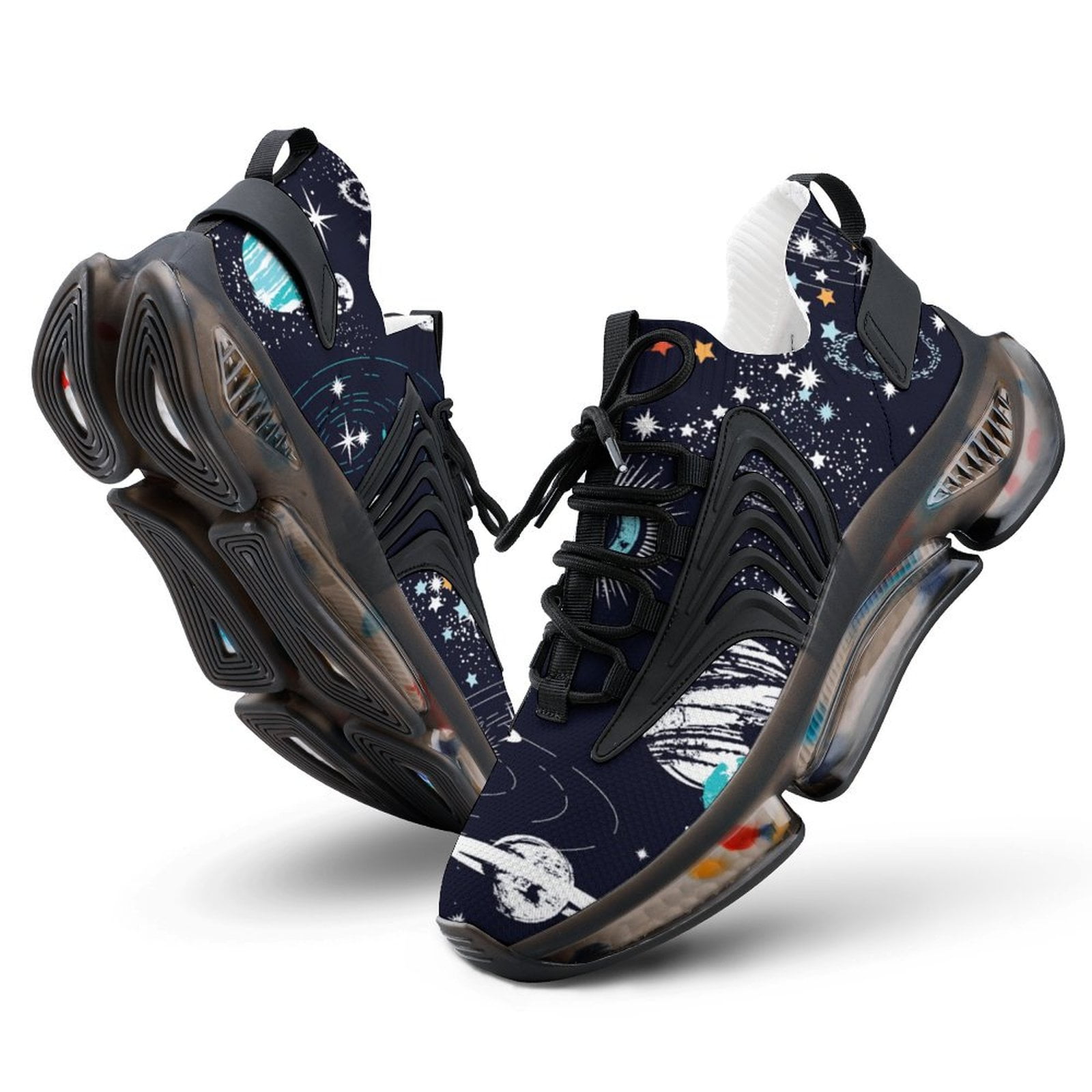 Space Planets Constellation Walking Shoes for Men Woman Lightweight ...