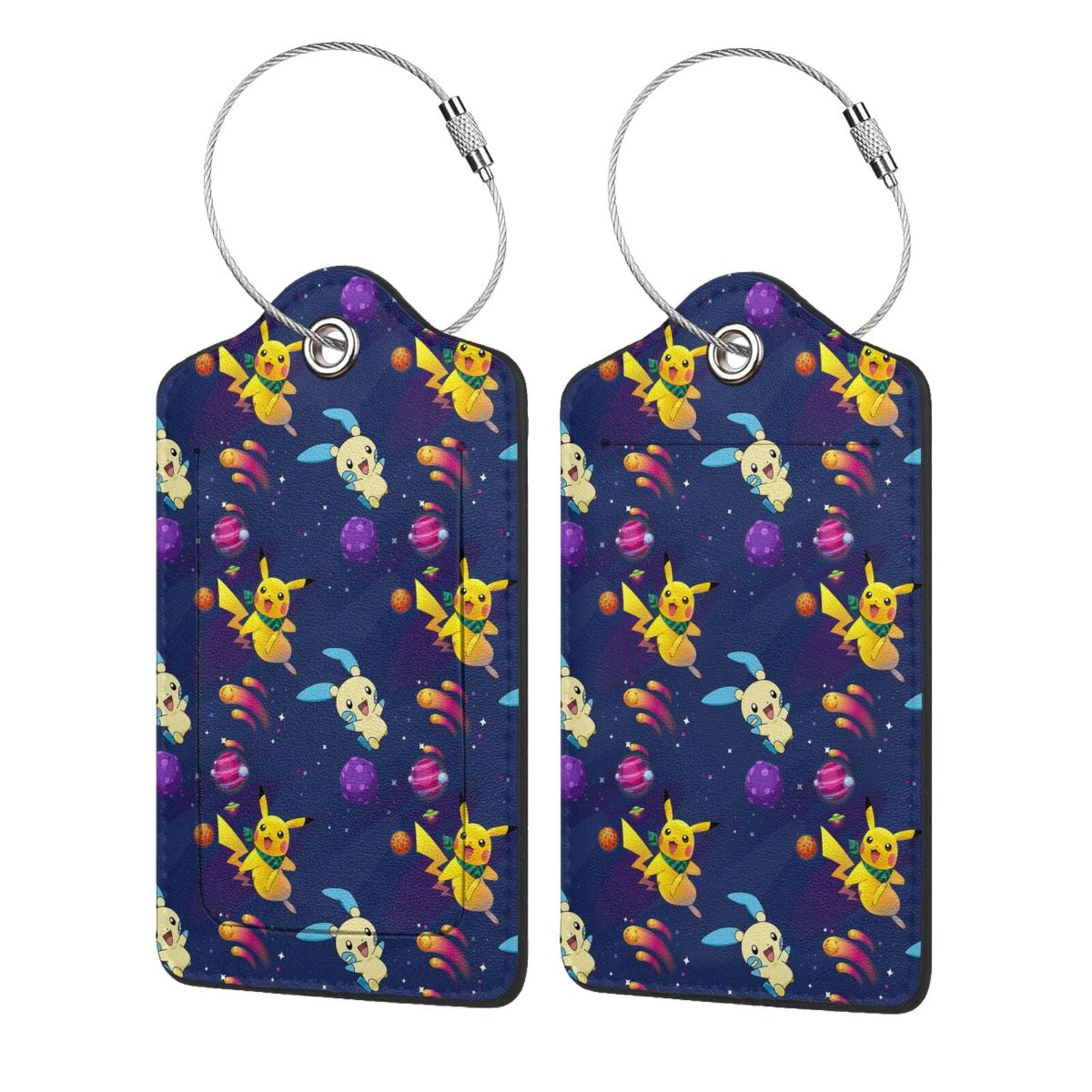 Space Pokémon Pikachu Luggage Tags for Suitcases Travel ID ...
