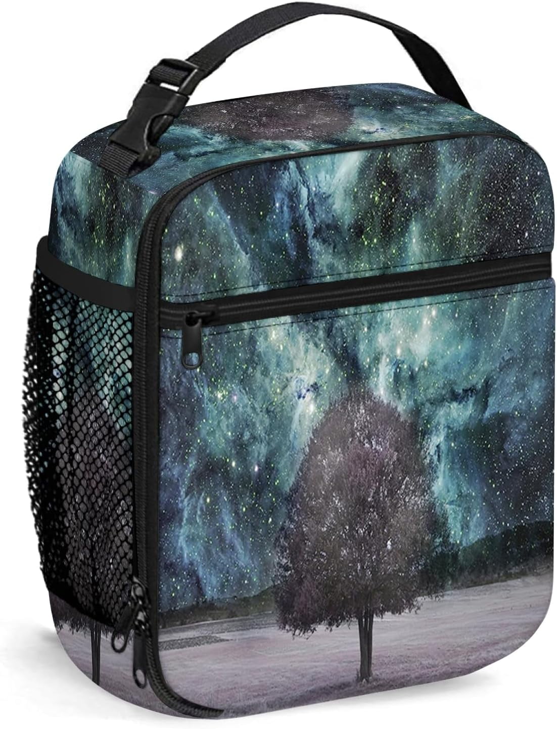 Space Portable Lunch Bag Insulated Meal Bag,Outer Space Galaxy Stars ...