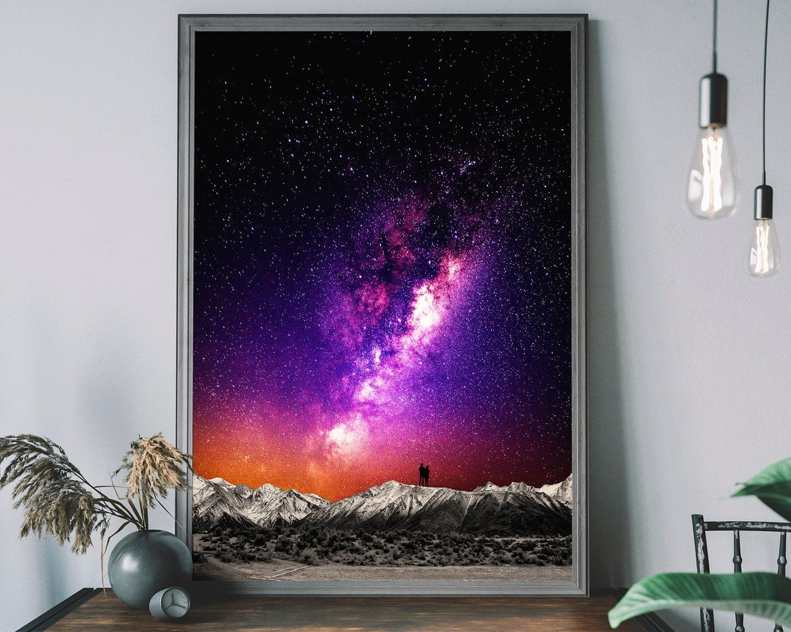Space Print, Star Gazing Gifts, Space Wall Decor, Sci-Fi Art Print ...
