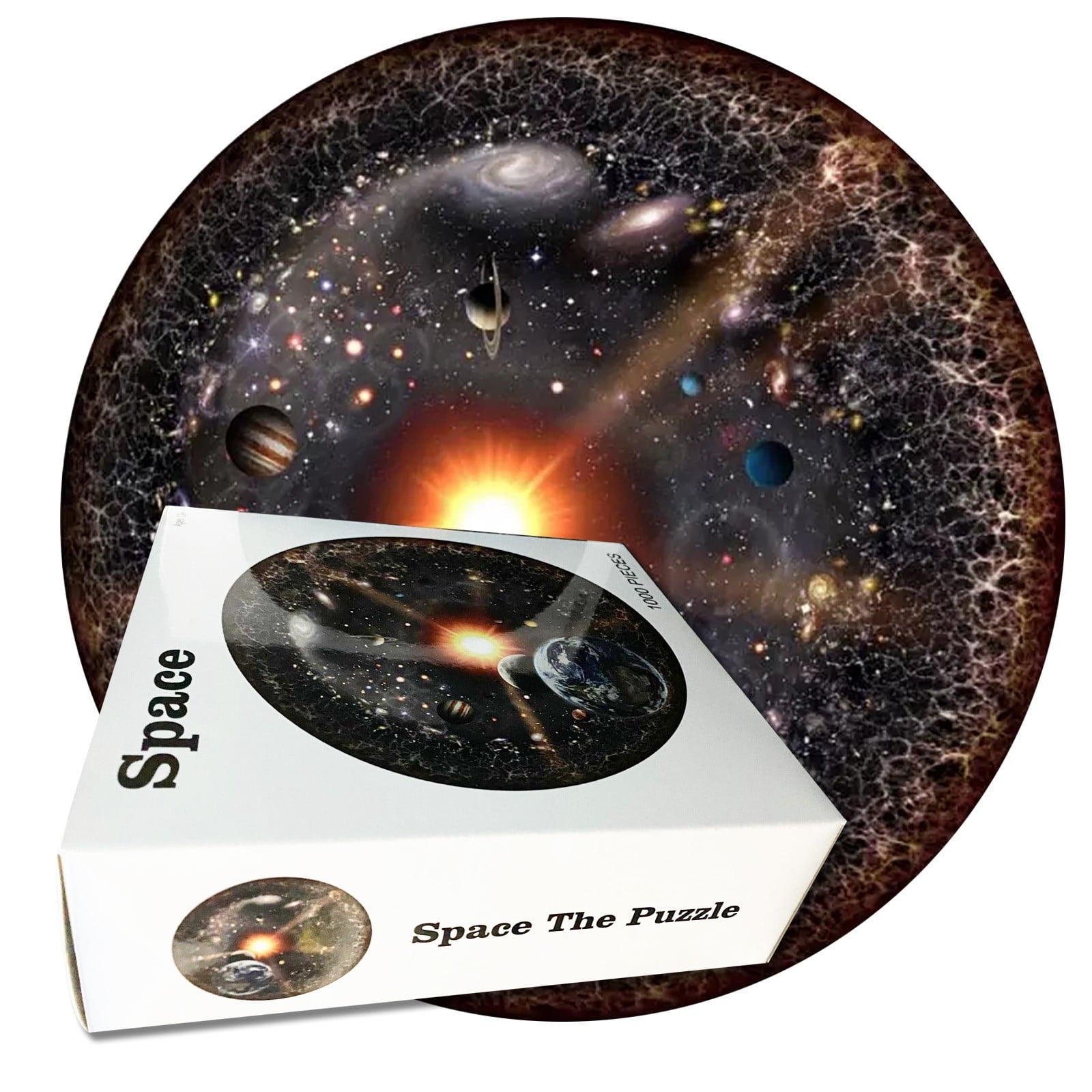 Space Puzzle Universe Puzzle Round Puzzle Series Adult Puzzle 1000 PC ...