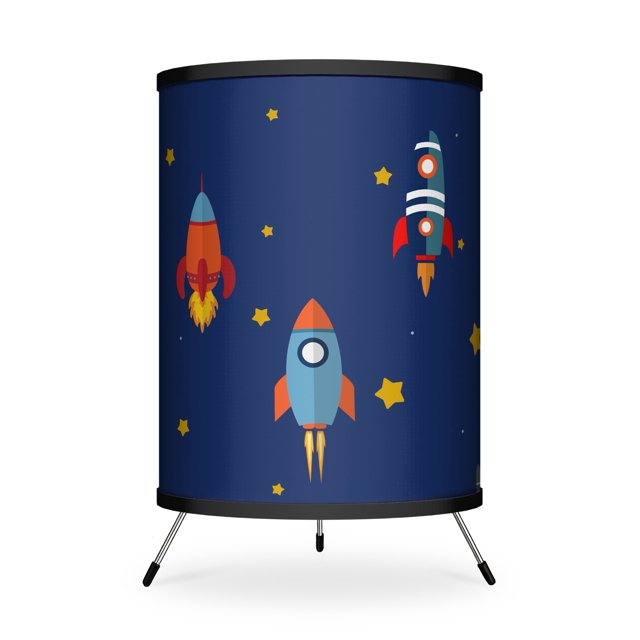 Space Rockets Tripod Lamp Lamps for nightstand, Lamp for Bedroom, Lamp ...