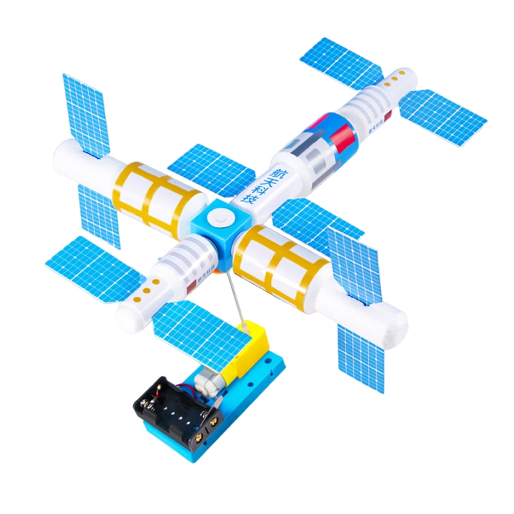 Space Satellite and Shuttle Assembly Kit for Science Projects and Room Decor Multi-Activity ...