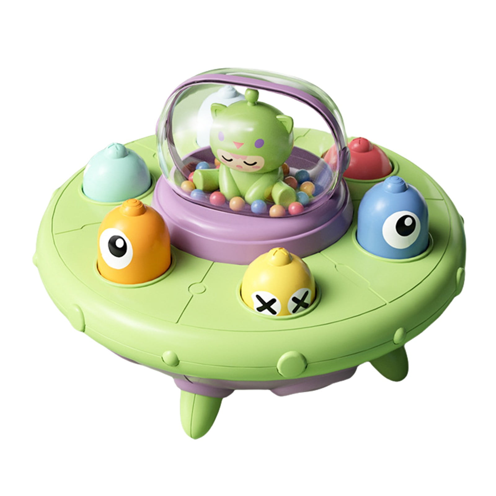 Space Saucer Whack A Mole Game Toy For Kids Hand Eye Coordination ...