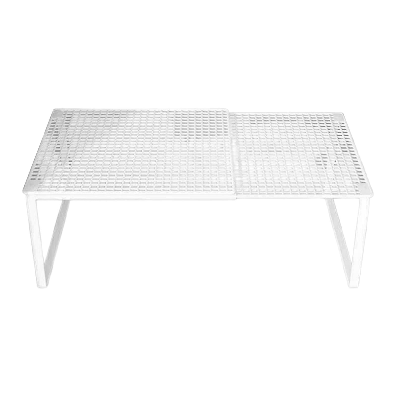 Space Saver Kitchen Pantry Shelf Expandable Storage Organizer Rack Iron ...