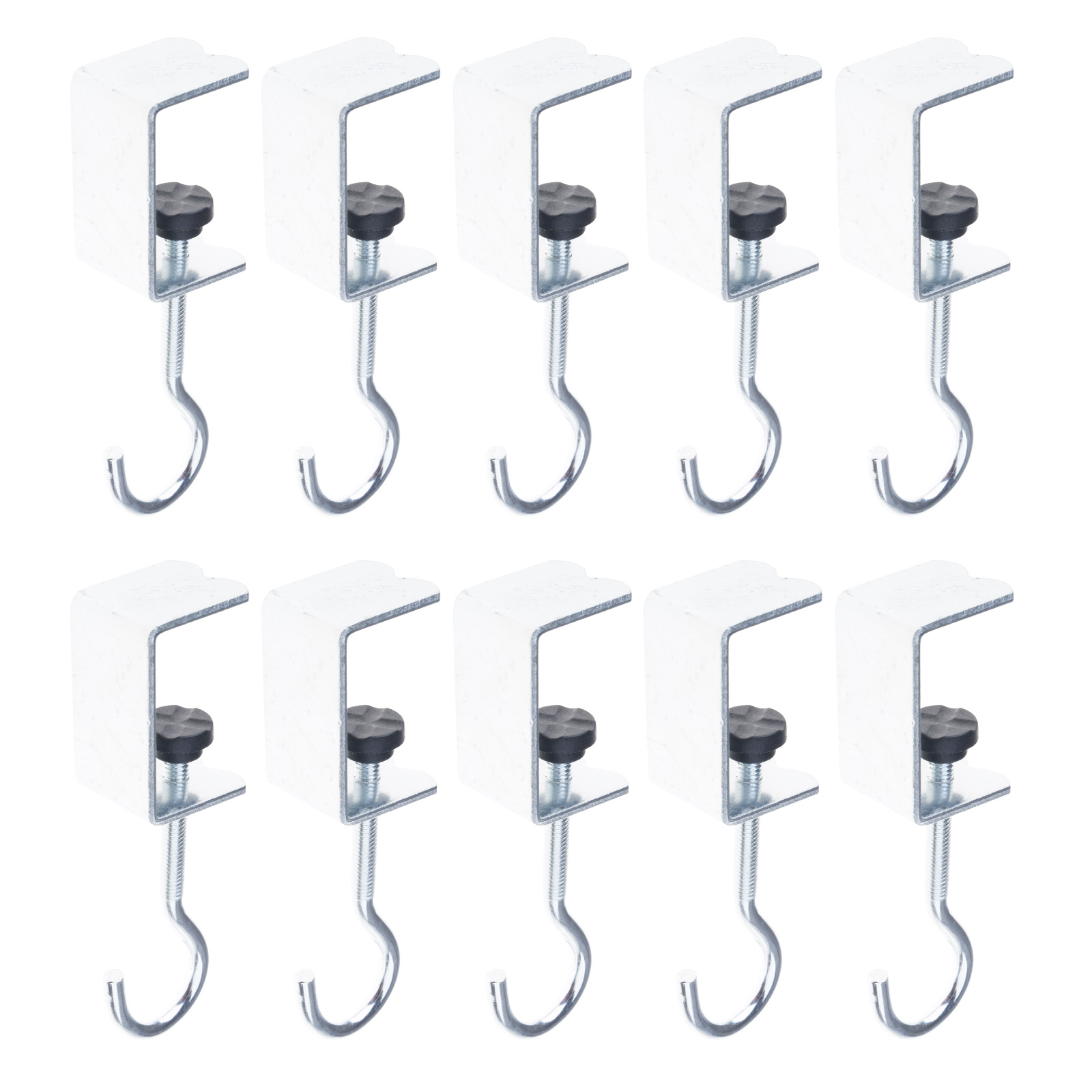 Space Saving Adjustable Under Desk Hook Rotatable for Office Equipment ...