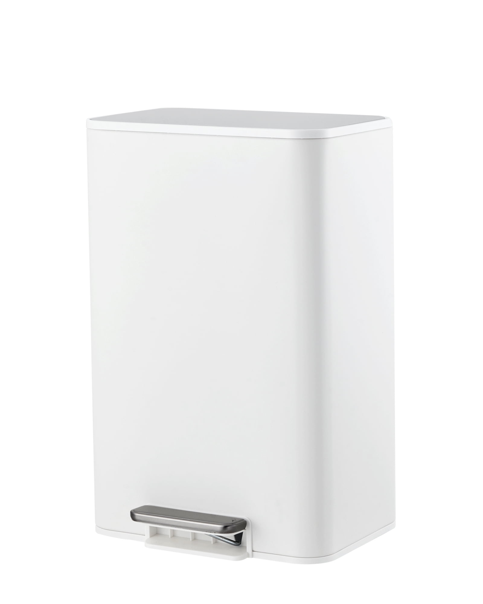 Space-Saving Bedroom Trash Can, 4 Gallon Small Trash Can with Soft ...