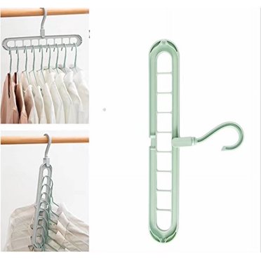 4 Pack Magic Space Saving Clothes Hangers Multifunctional Smart Closet ...