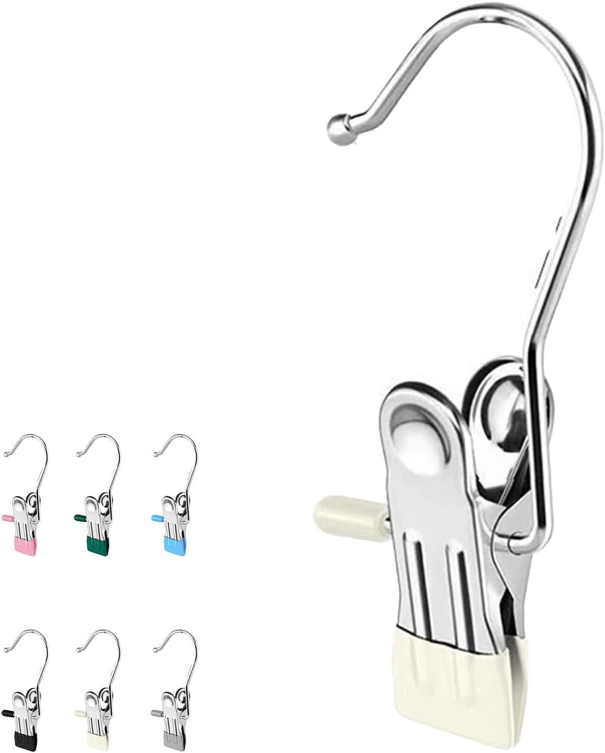 Space-Saving Clothespin Hat Pants Storage Hanging Travel Hook, New 360 ...