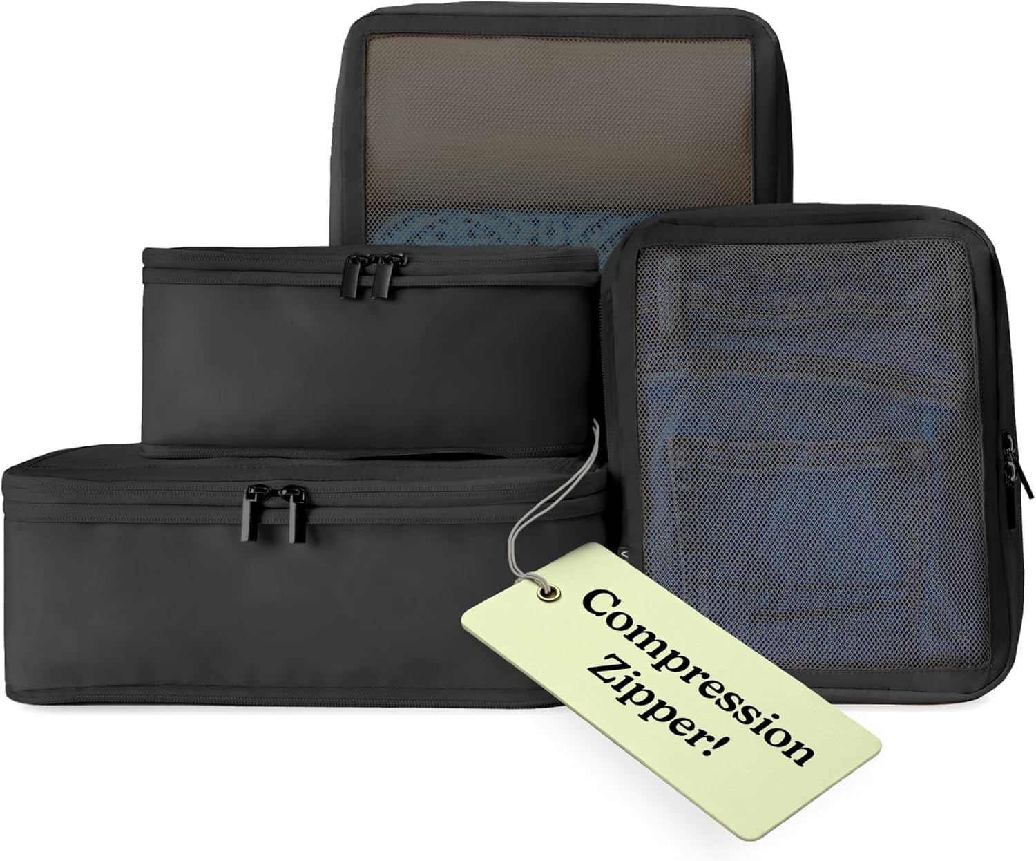 Space-Saving Compression Packing Cubes for Women, Men, Compressible ...