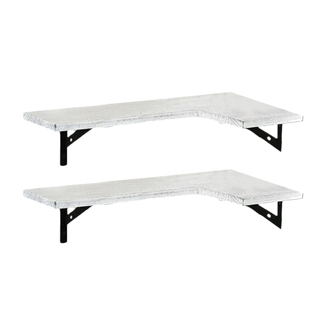 Space Saving Corner Wall Shelves Modern Corner Wall Mounted Shelves ...