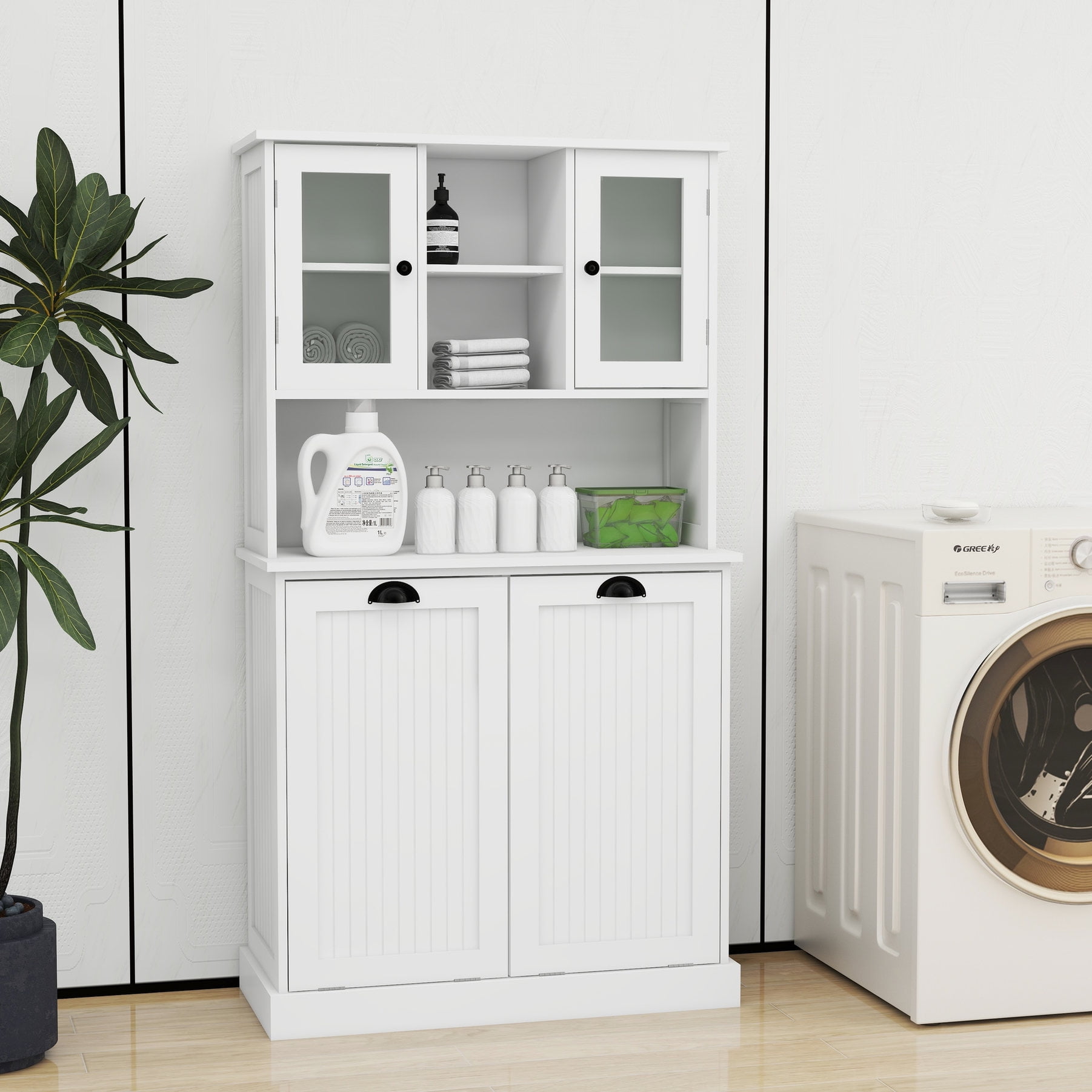 Space-Saving Design + Removable Liners” - “Small Spaces + Neat Laundry ...