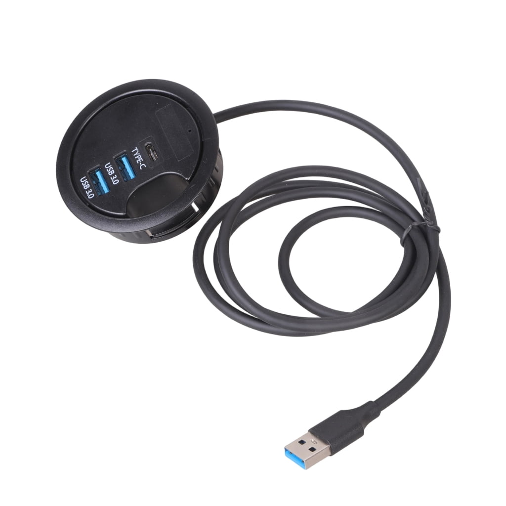 Space Saving Desktop USB Adapter 2 USB3.0 Ports 1 Type C Port Fast ...