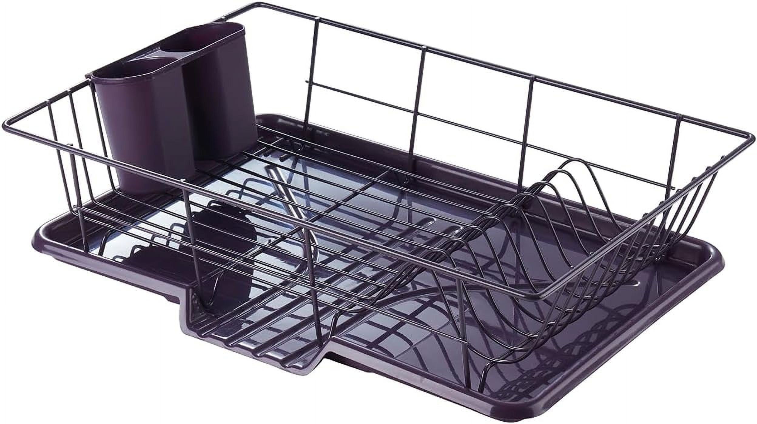 Space-Saving Dish Drainer Rack - Efficient Kitchen Organizer with ...