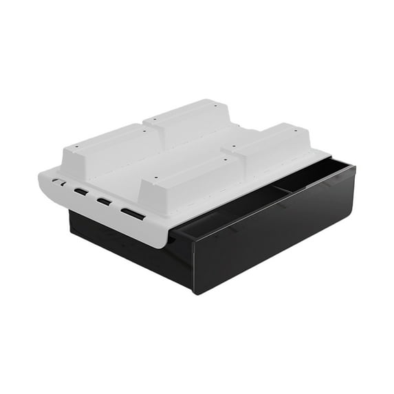 Space-Saving Expandable Under Desk Drawer PP Plastics Organiser with ...