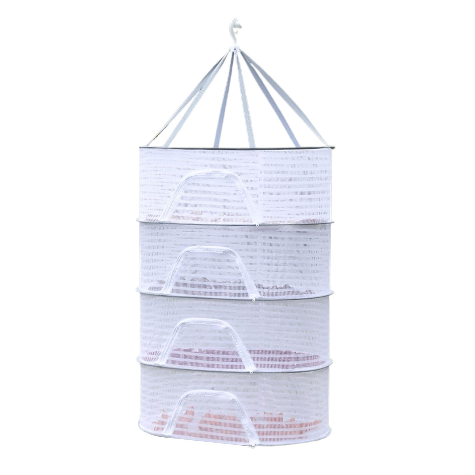 Space Saving Foldable Fruit Drying Rack Plant Net Meshes Basket ...