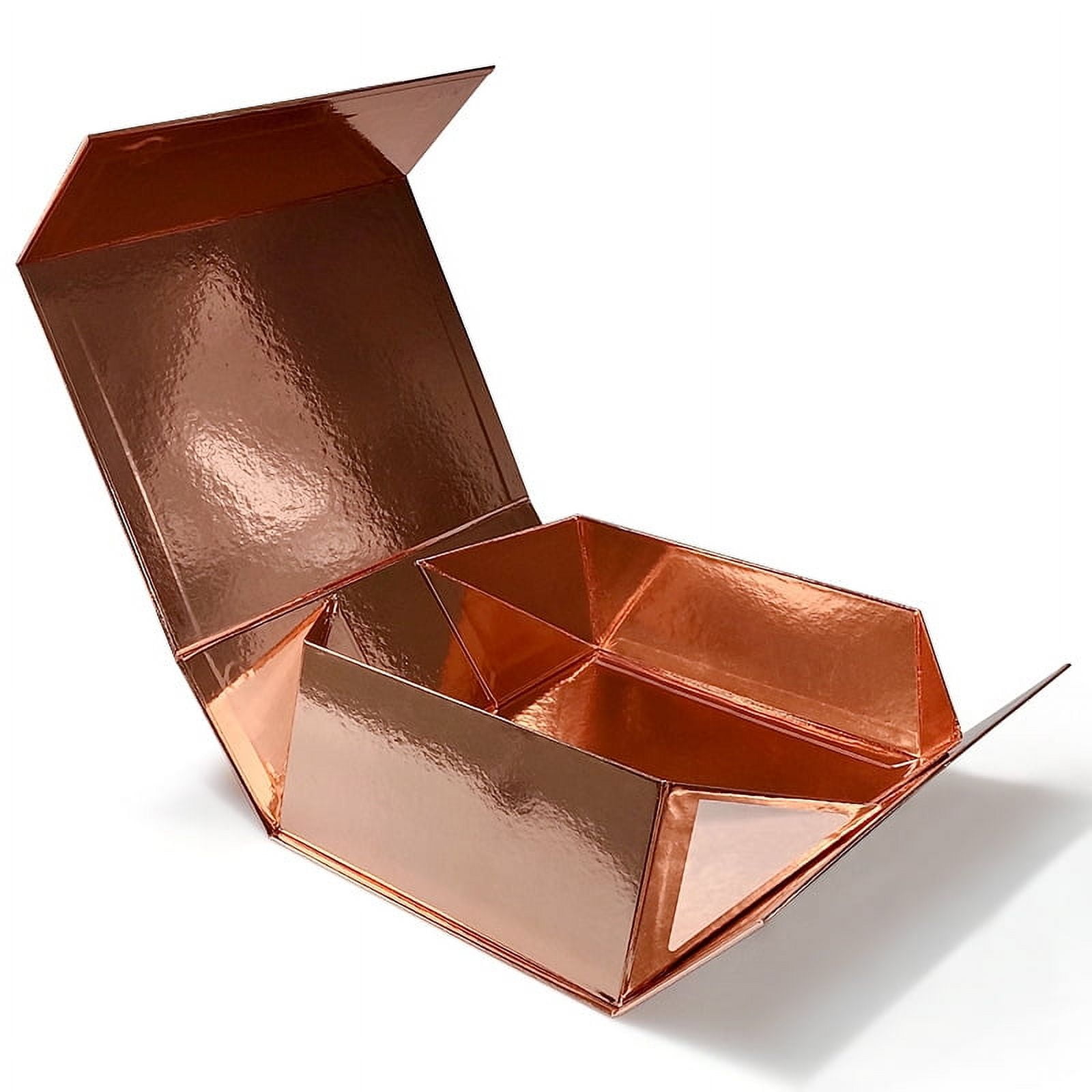 Space Saving Foldable Gift Box with Adhesive Sticker Multi Functional ...