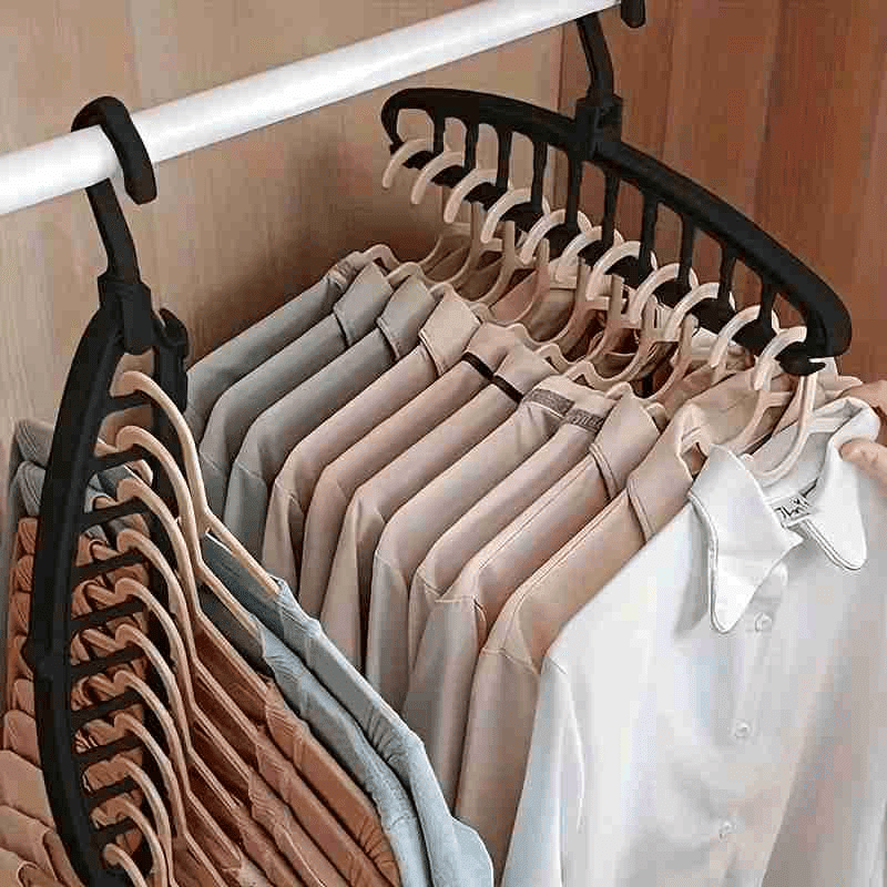 Space Saving Hangers for Closet Organizers and Storage, Heavy Duty ...