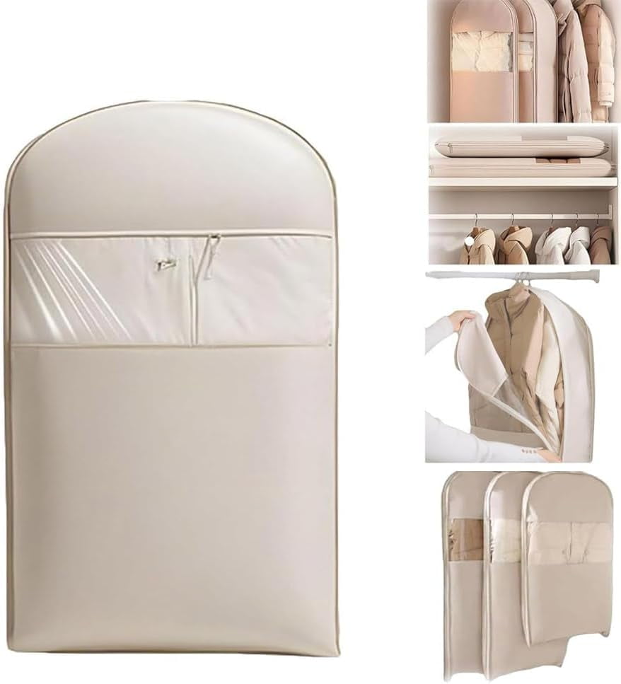 Space Saving Hanging Garment Bag with Self Compression Zipper – 2025 ...