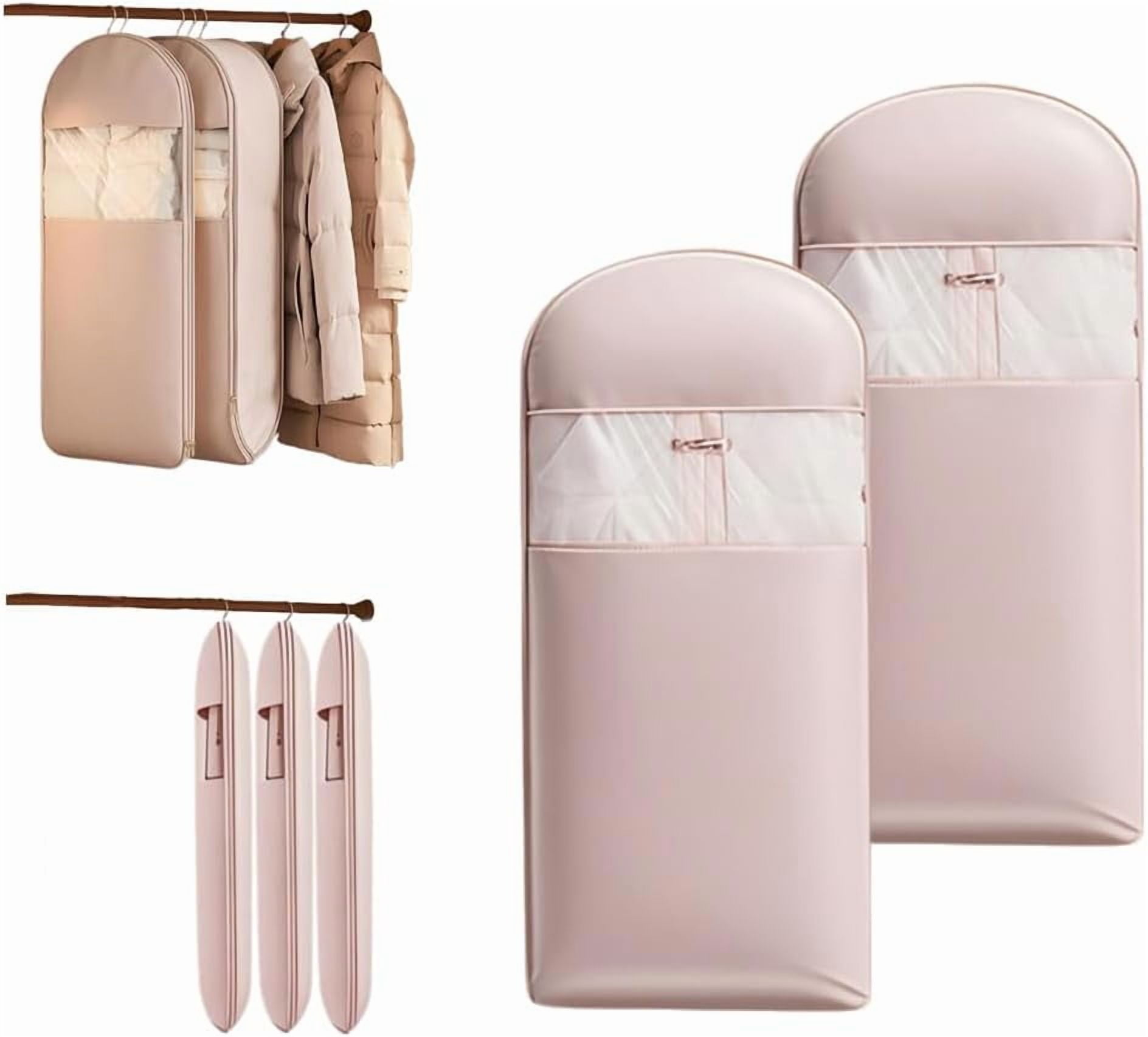 Space Saving Hanging Garment Bag with Self Compression Zipper, 2025 New ...