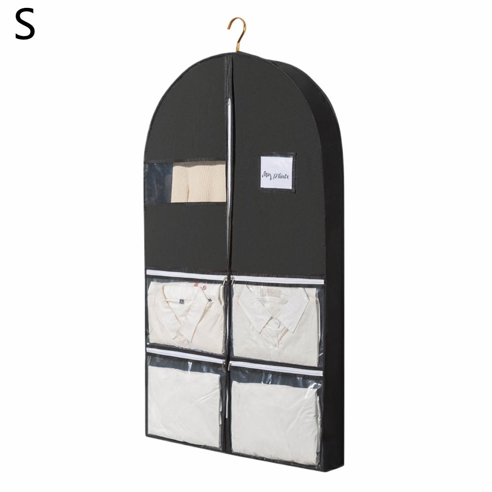 Space Saving Hanging Garment Bags with Self Compression Zipper,Closet ...