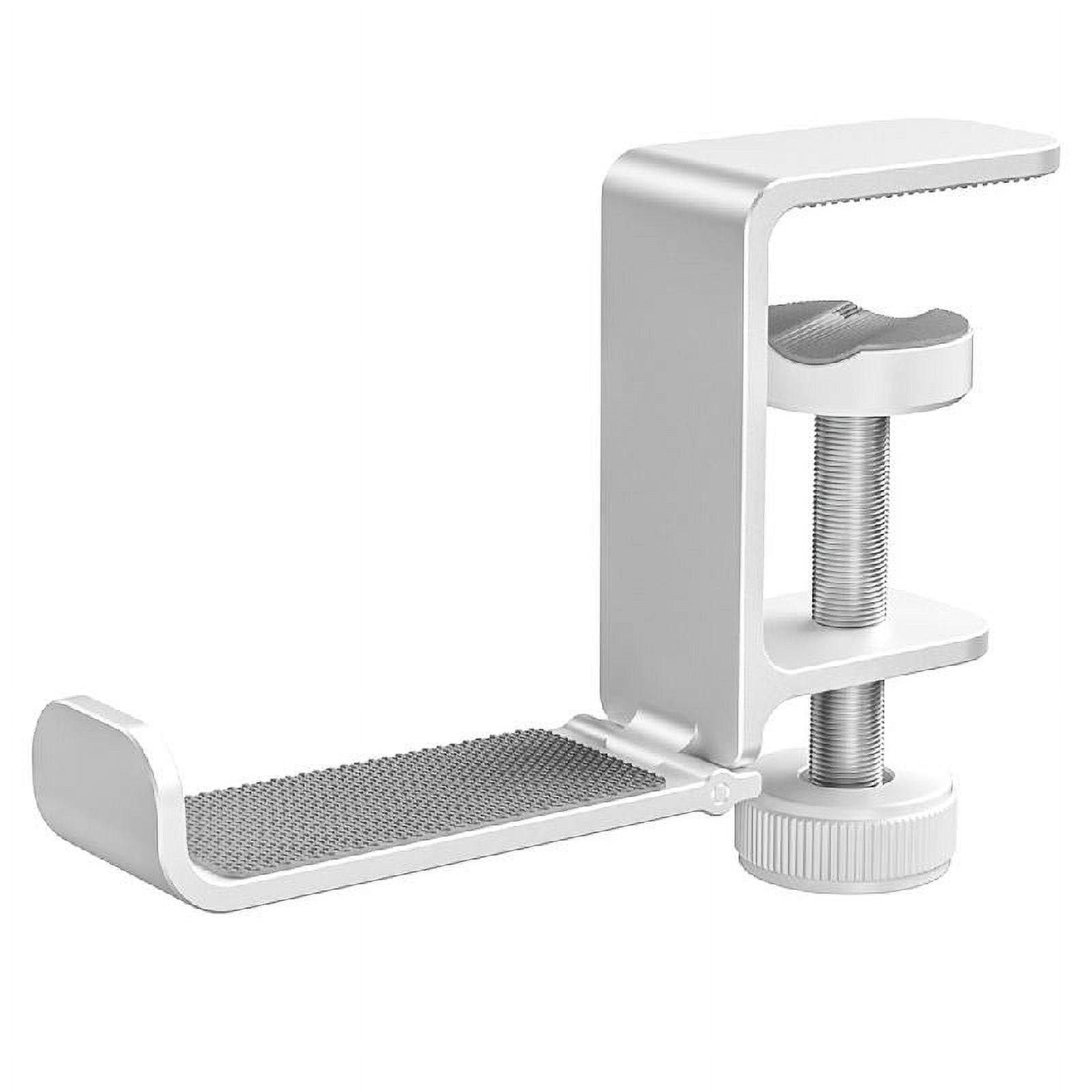 Space Saving Headphone Hanger, Aluminum Clamp On Desk Hook with Folding ...