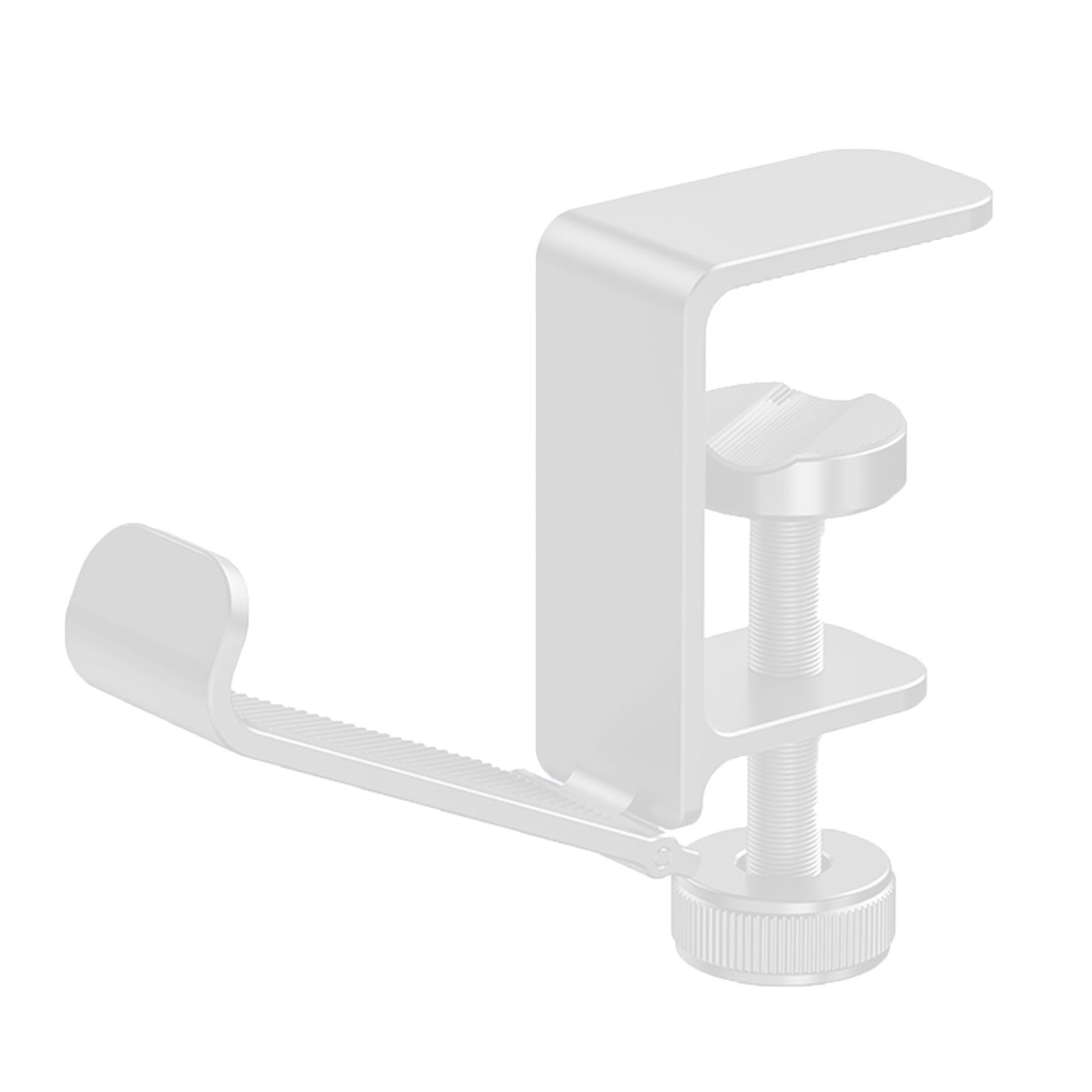 Space Saving Headphone Hanger, Aluminum Clamp On Desk Hook with Folding ...