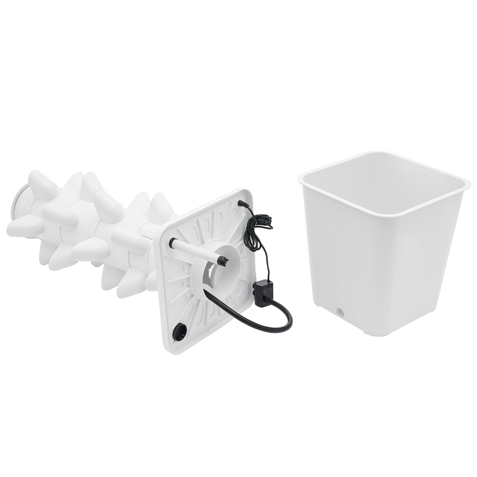 Space-Saving Hydroponic Growing System with 5 Tiers, 25 Planting Slots ...