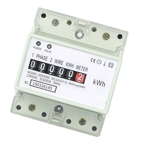 Space Saving Lightweight Electronic Energy Meter For Effective Energy ...