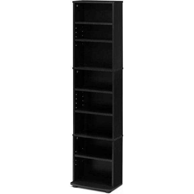 Space-Saving Multimedia Storage Tower – Compact Shelf for DVDs, Games ...