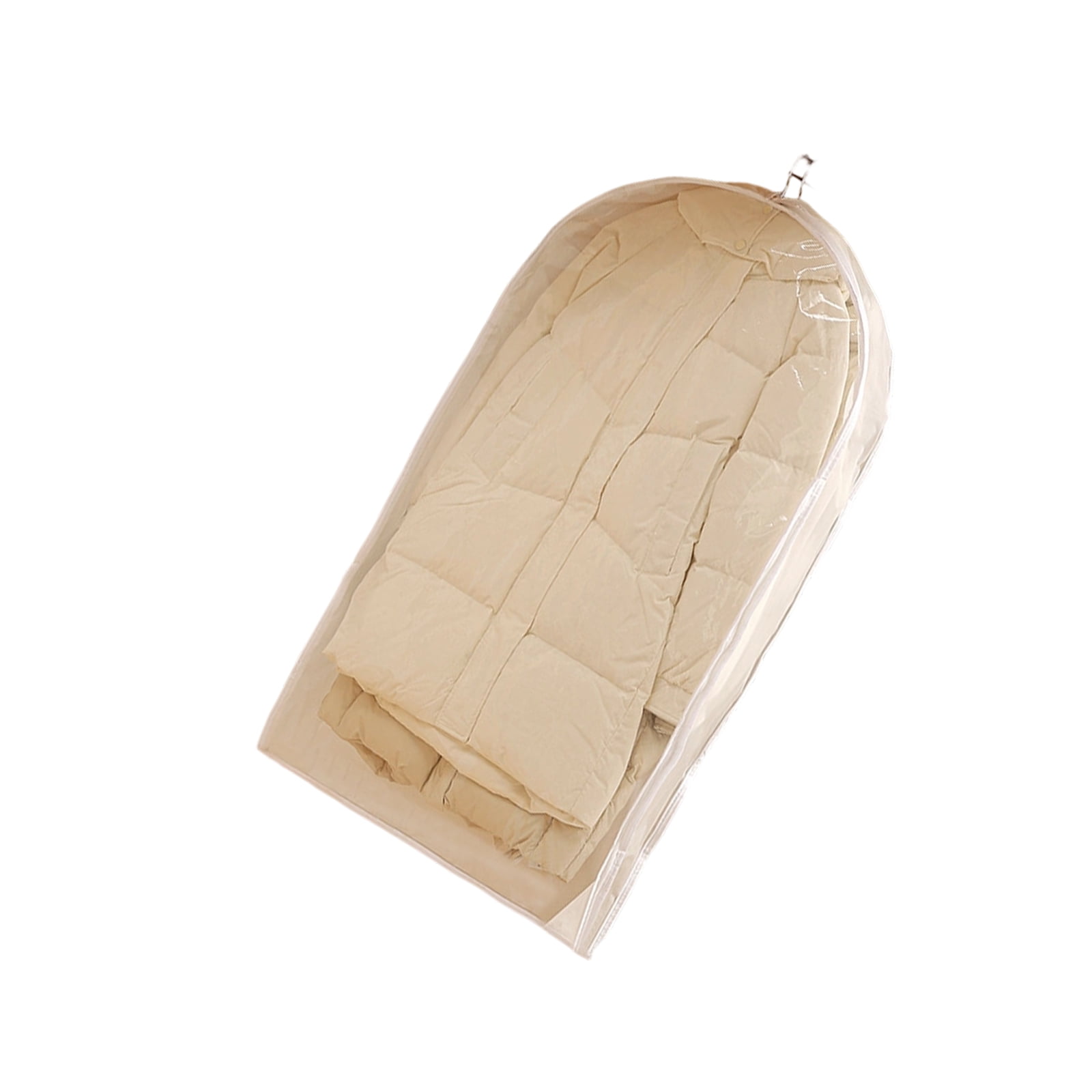 Space Saving PEVA Dust Cover With Viewing Panel Clothing Protector For ...