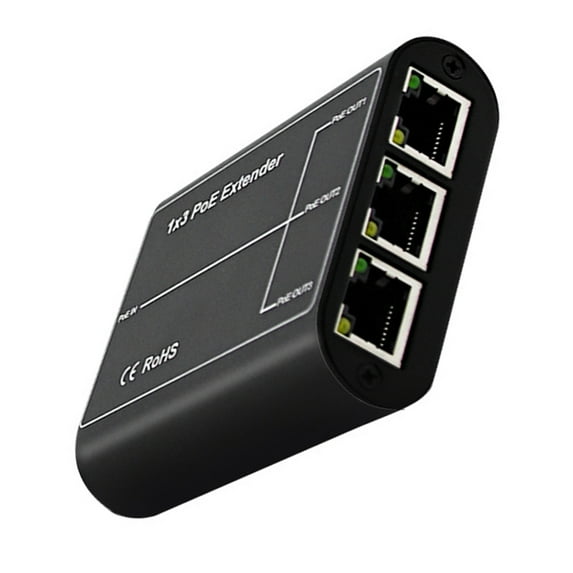 Space Saving POEs Ethernet Switches with 1 In 3 Out Port Minimizing ...