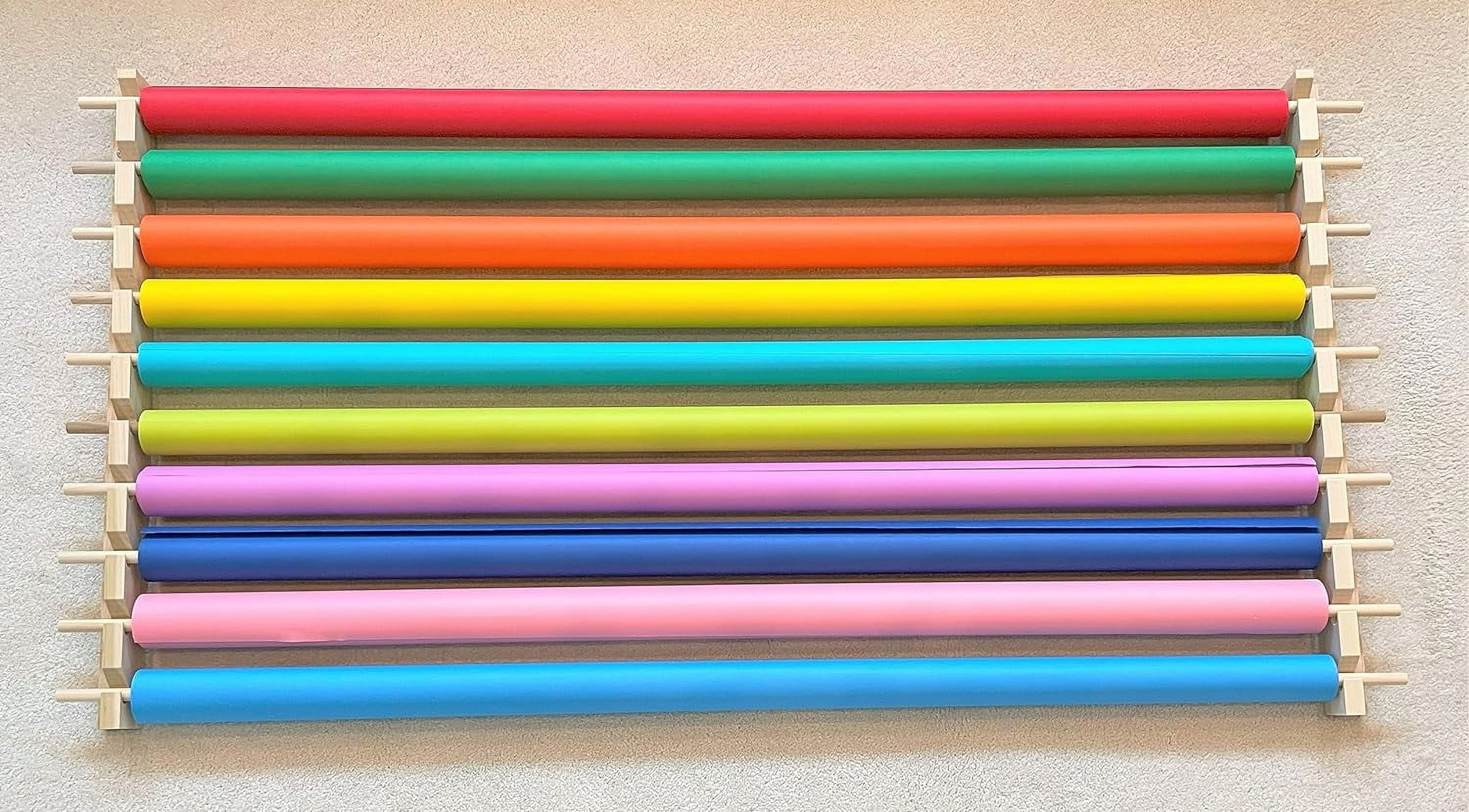 Space-Saving Paper Roll Racks for Fadeless/Bulletin Board Paper. Fit ...