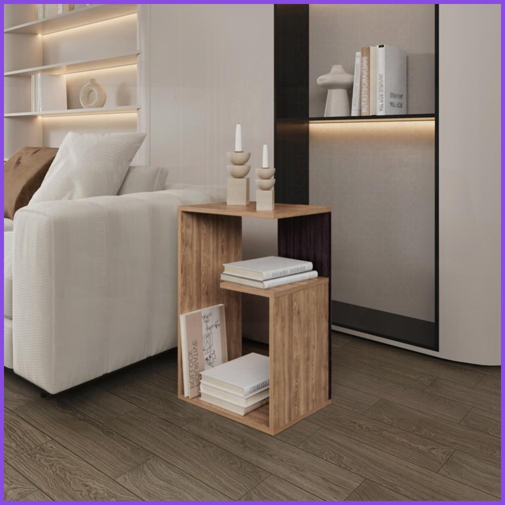 Space-Saving Pine Coffee Table for Living Room – Versatile with Open ...