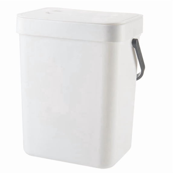 Space-Saving Quiet-Close Trash Can, Eco-Friendly Sealed Bin for Kitchen ...